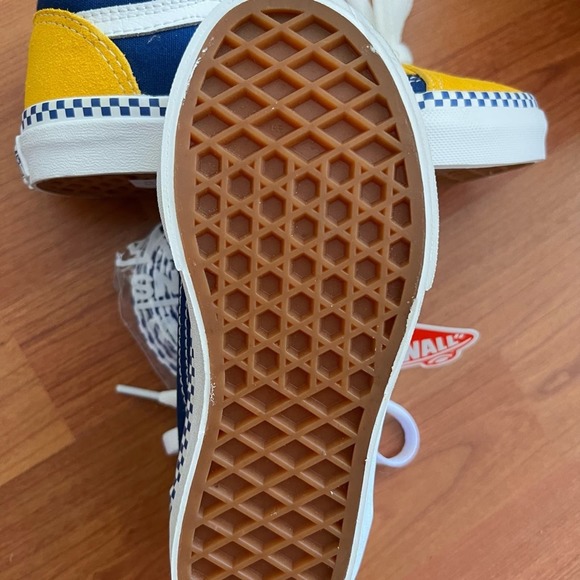 Vans | Shoes | Vans Old Skool Yellow And Blue Kicks Size Youth 2 With ...